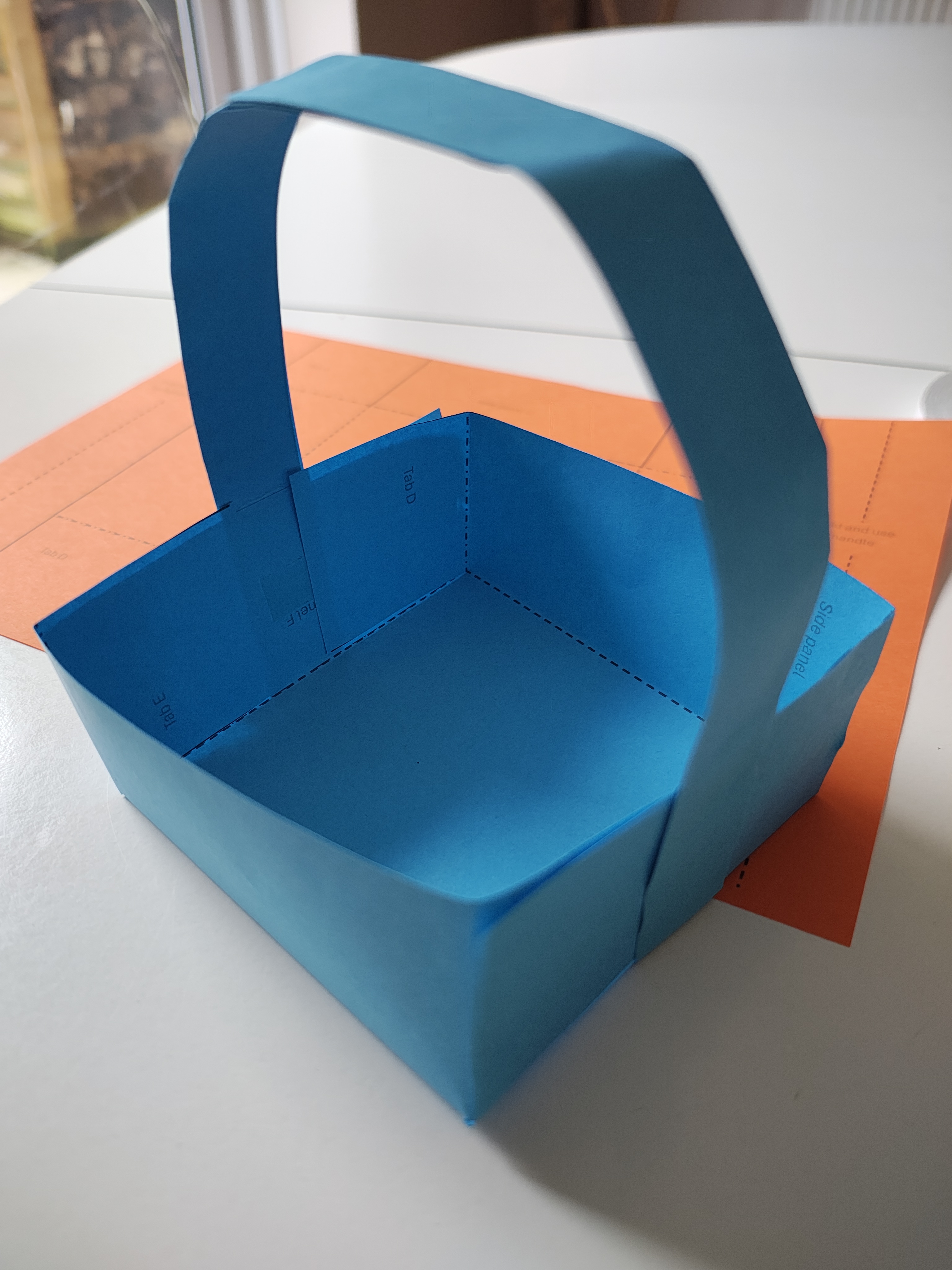Free Square Paper Basket Pattern – Patricia Rust Art